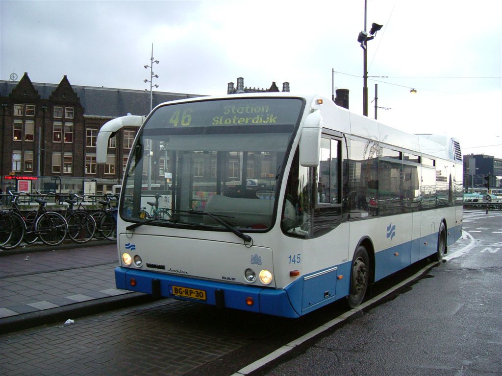 GVB 101 - 267 (Jonckheer Standaard) - GVB 145 Amsterdam - Busfoto.nl