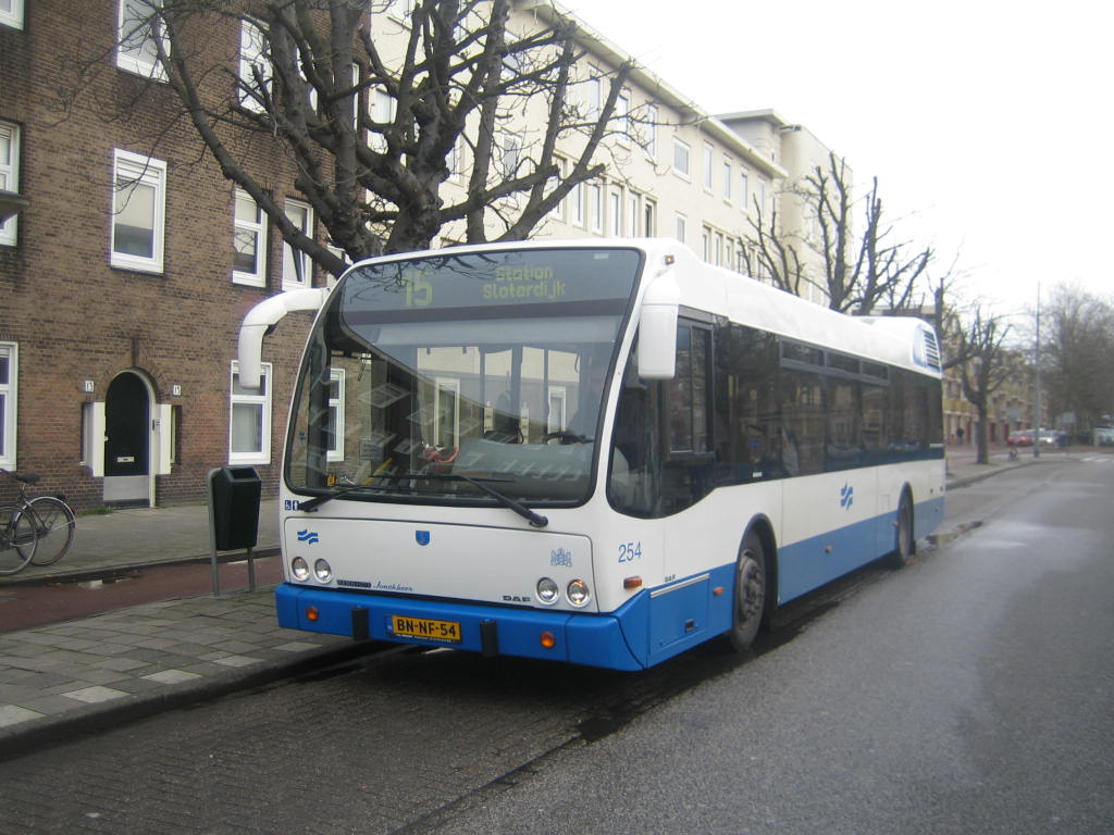 GVB 101 - 267 (Jonckheer Standaard) - GVB 254 Amsterdam - Busfoto.nl